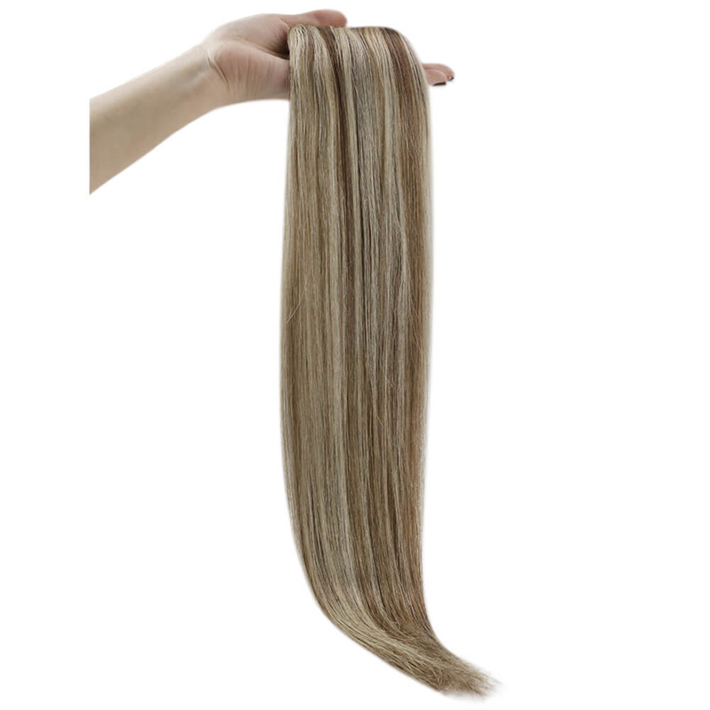 Highlight Halo Hair Extension Real Human #P8/60 Fish Wire Extensions